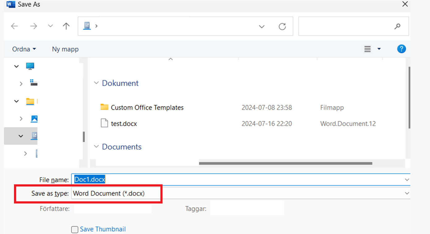 OpenDocument Format Set as Default File Extension when Saving Office ...
