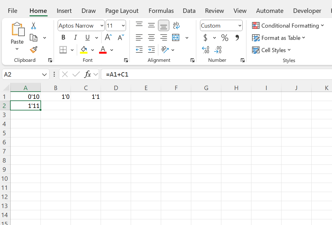 how to format cell to feet and inches - Microsoft Q&A