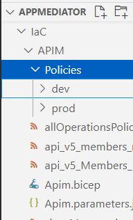 How to pick policy xml file for an operation in API in an APIM on the basis of environment ...