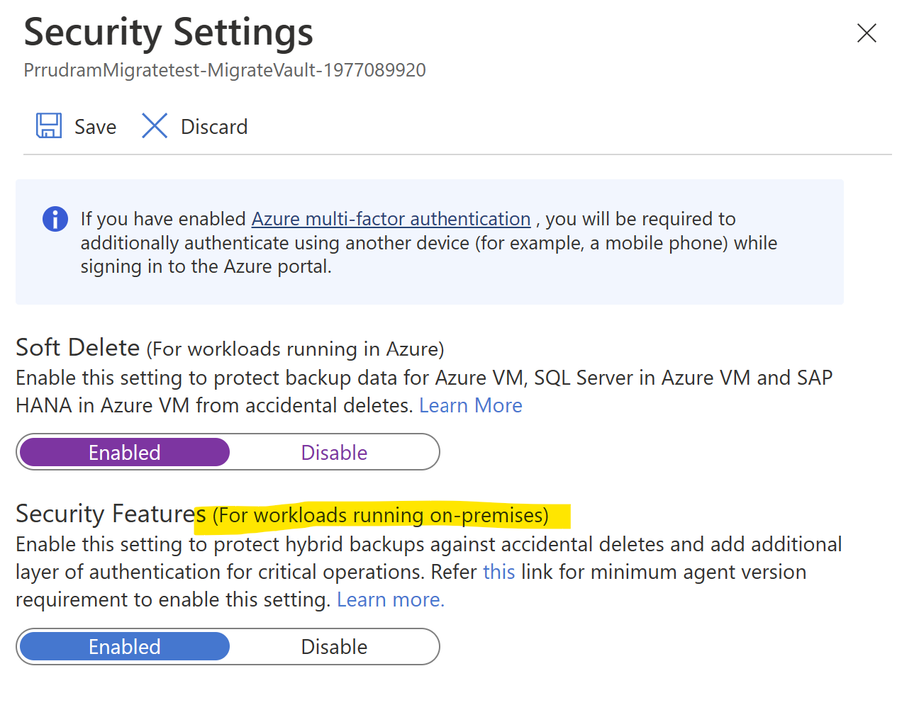 On-Premise Server using MARS Agent - Recover - Microsoft Q&A