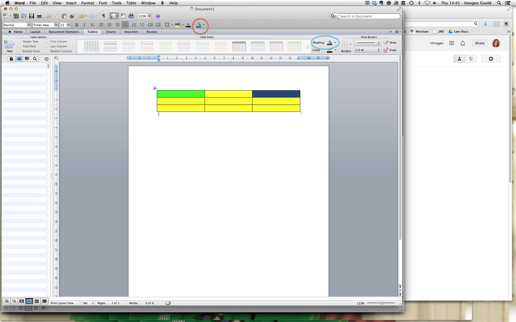 Where has the colour fill button in Word gone? - Microsoft Q&A