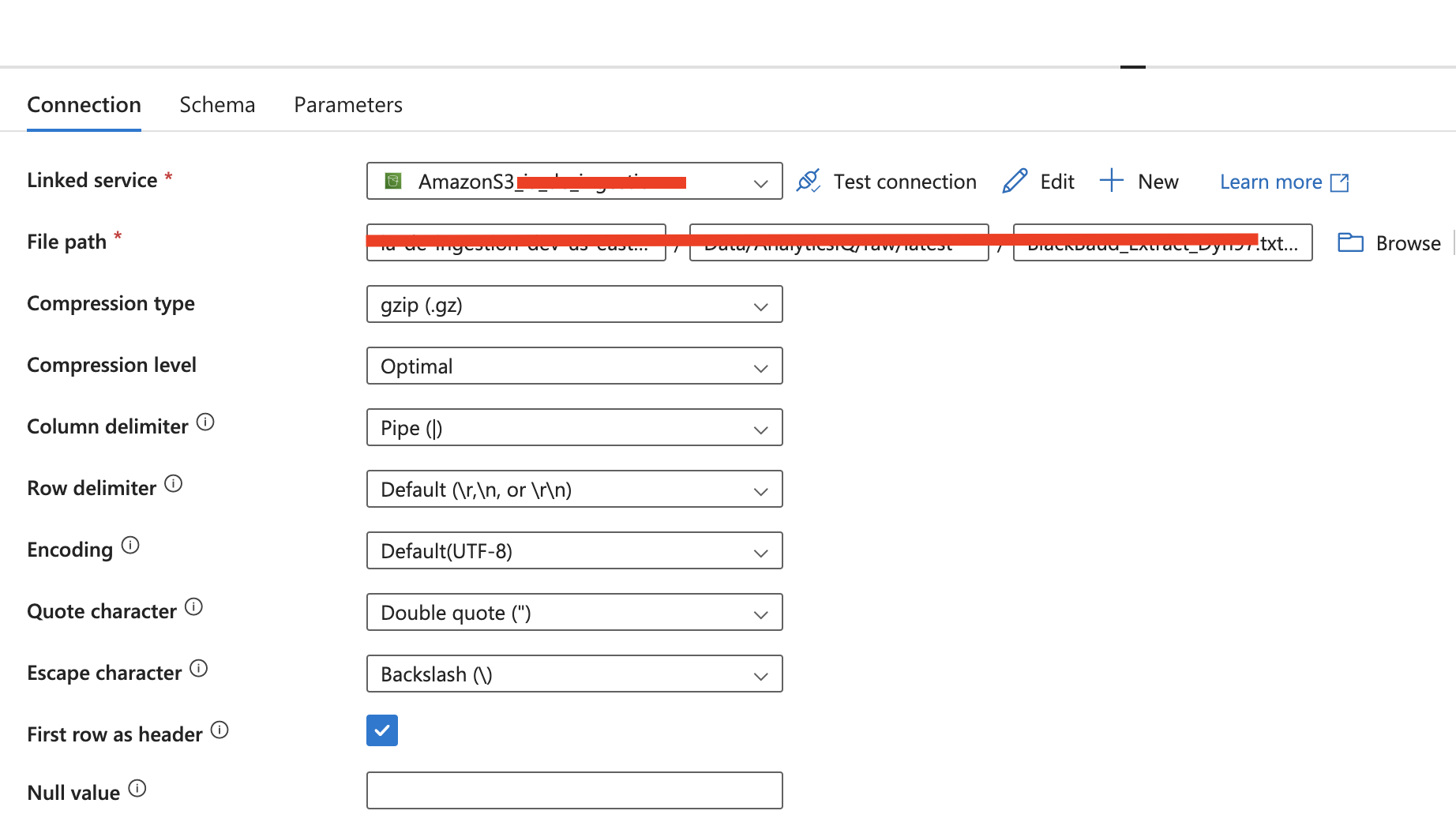 File size increases when copying data from S3 to Blob using ADF - Microsoft Q&A