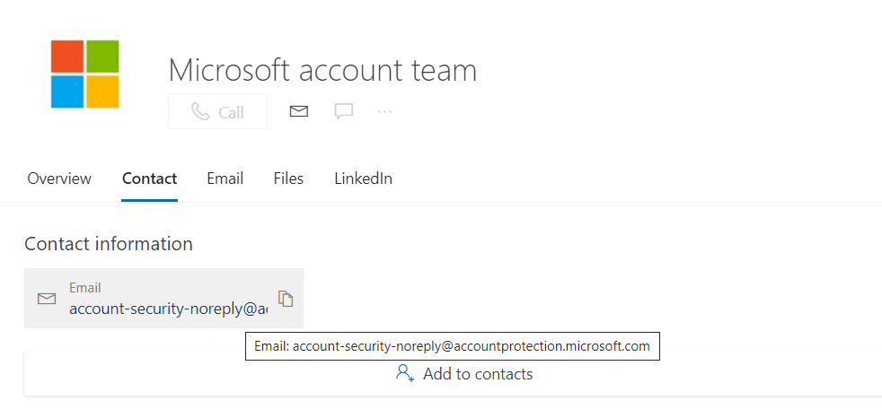 is this a legit account (******@accountprotection.microsoft.com ...