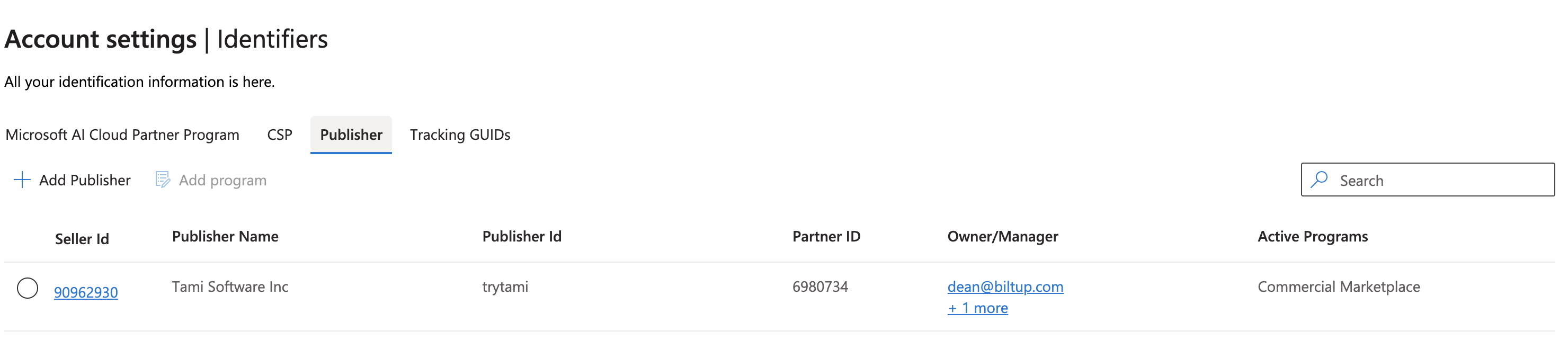 Publisher Verification Issue - MPN ID Not Recognized - Microsoft Q&A