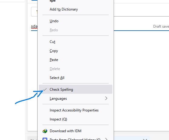 Web version of Outlook no longer underlines misspelled words - Microsoft Q&A