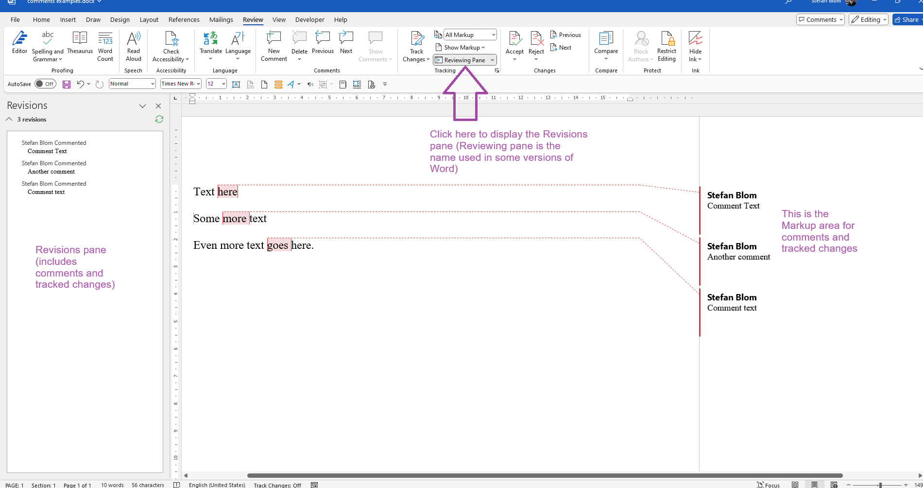 How do I get comments to show up in the margins again? - Microsoft Q&A