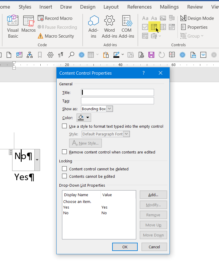 Is there way to enter "Y" or "N" to populate a Yes or No in a drop down ...