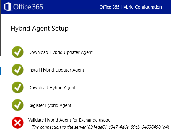 Exchange Hybrid migration fails - Microsoft Q&A Exchange Hybrid migration fails - Microsoft Q&A