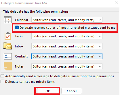 Delegate not receiving calendar invitation - Microsoft Q&A
