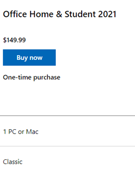Office 2021 One Time Purchase - Microsoft Q&A