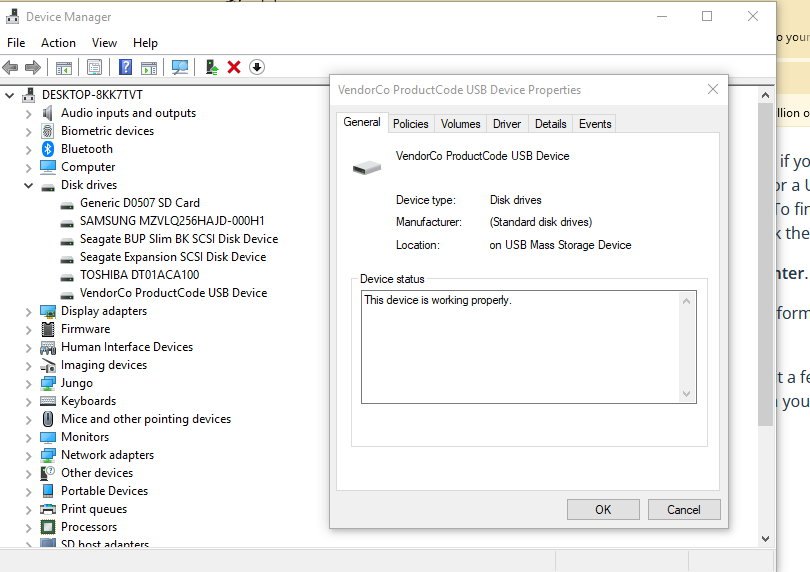Cant format 2TB USB stick on windows 10 - Microsoft Q&A