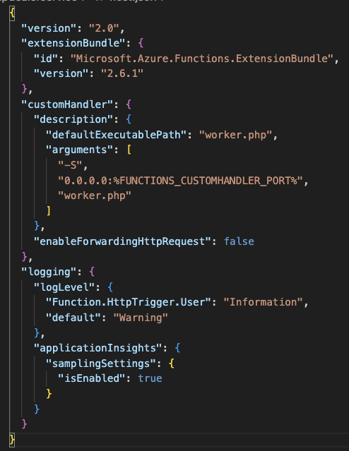 Function App for custom handler PHP - Microsoft Q&A Function App for custom handler PHP - Microsoft Q&A