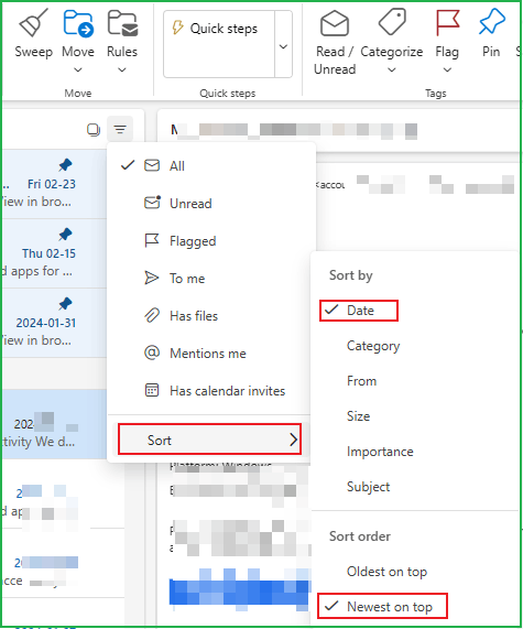 Is there a way to sort all the pinned message at top? - Microsoft Q&A