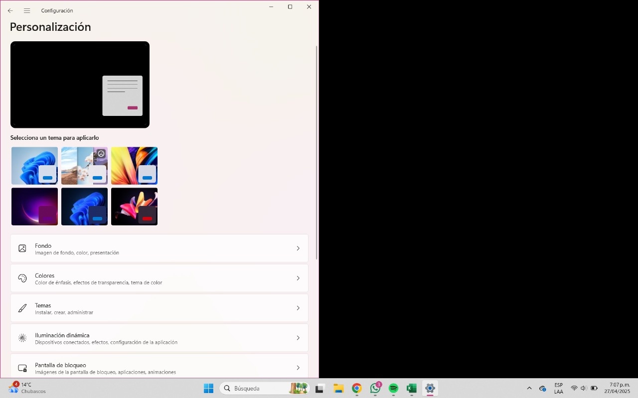 Fondo negro en Windows 11 - Microsoft Q&A