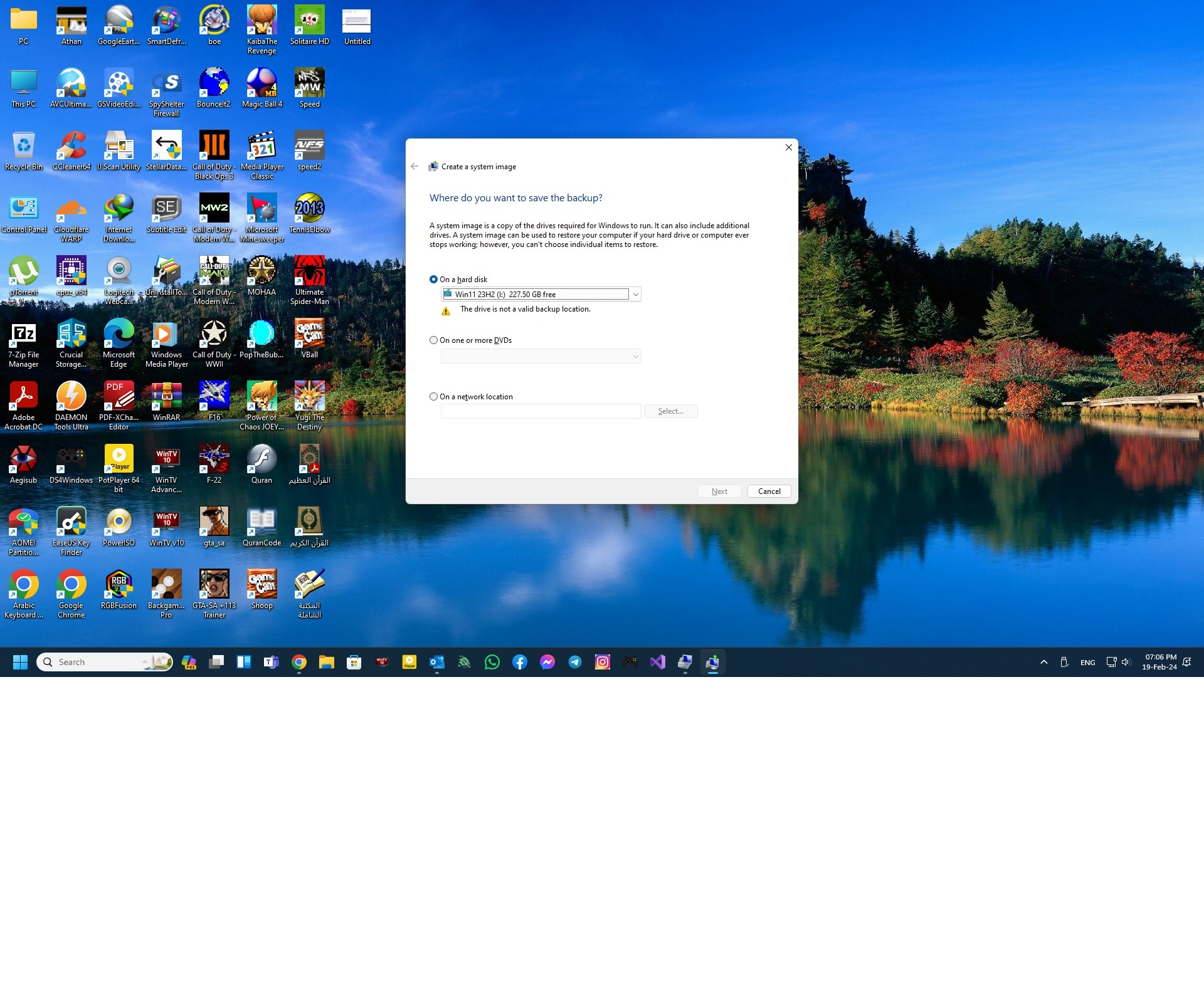 How to restore system immage to different drive on same pc - Microsoft Q&A