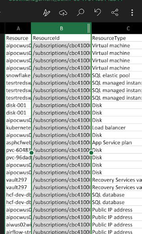 Resource Guid and Resource ID in Azure Invoice - Microsoft Q&A