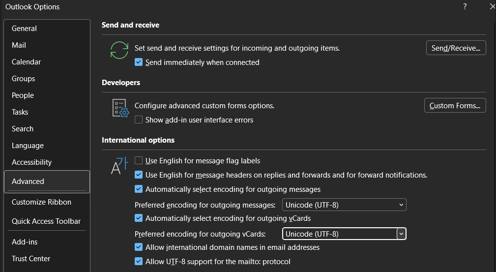 Email Signatures include Question marks (classic Outlook) - Microsoft Q&A
