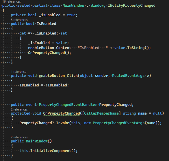 WinUI3: ToggleSwitch IsEnabled x:Bind does not work - Microsoft Q&A