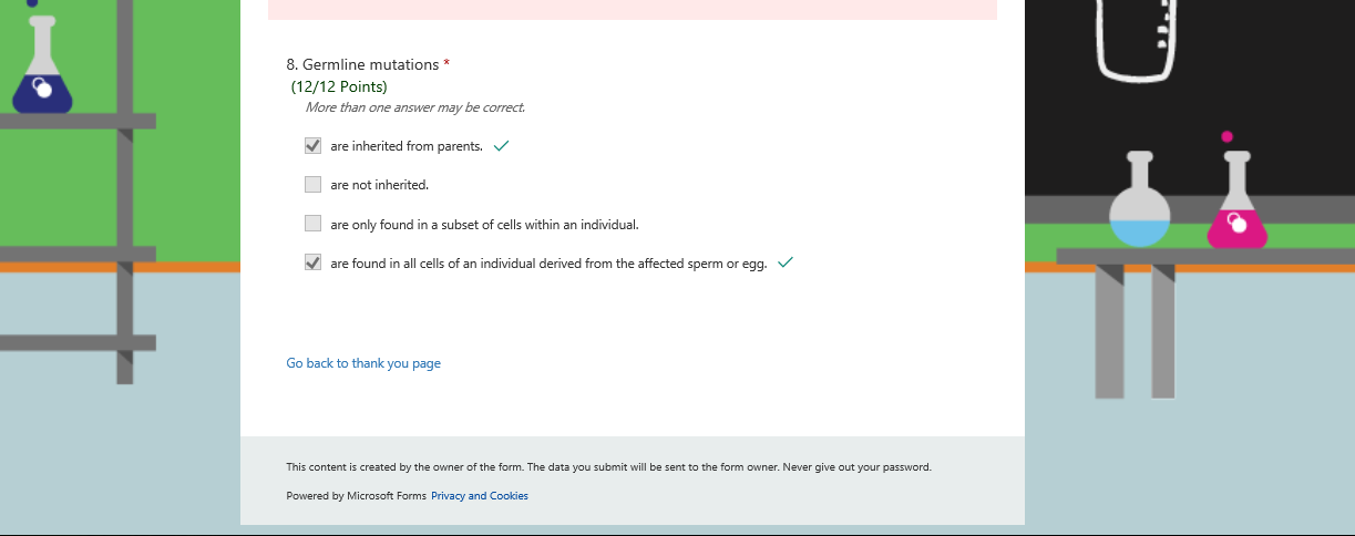 "Submit another response" link in Microsoft Forms is missing ...