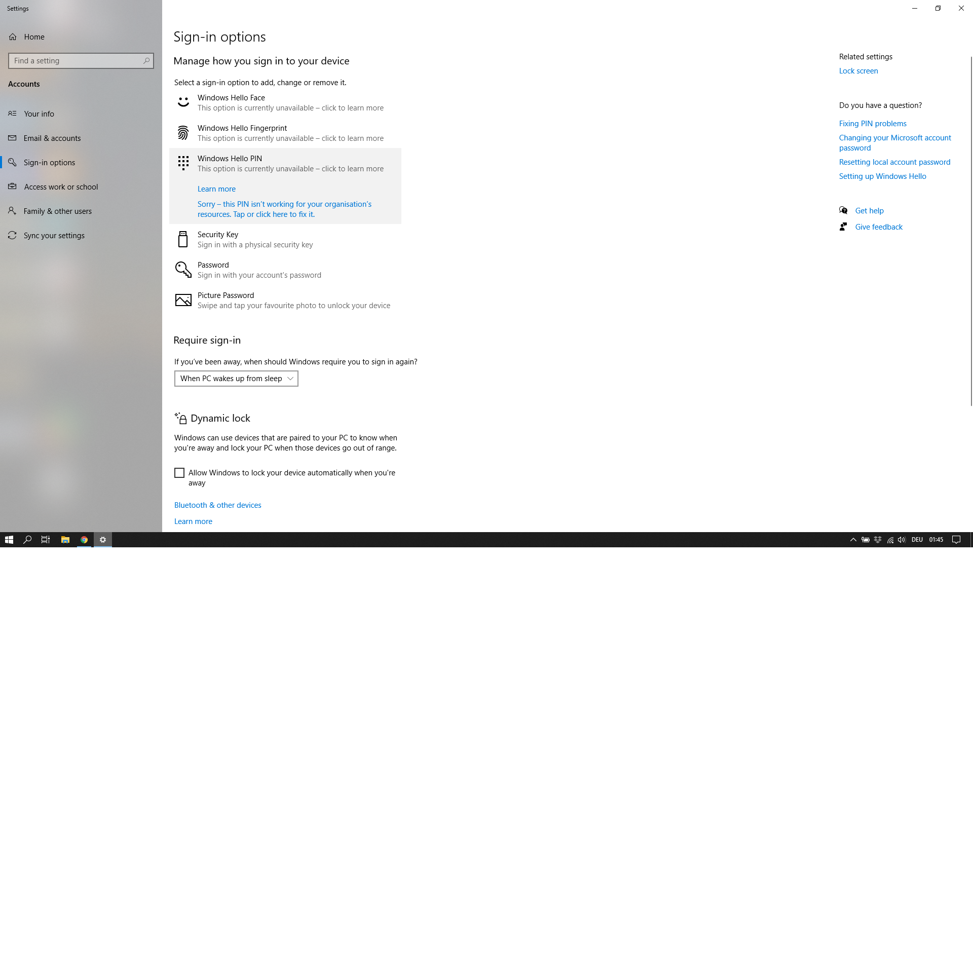Windows Hello PIN - Microsoft Q&A