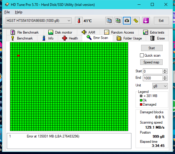 Hard Disk Partition "At Risk" Error - Microsoft Q&A