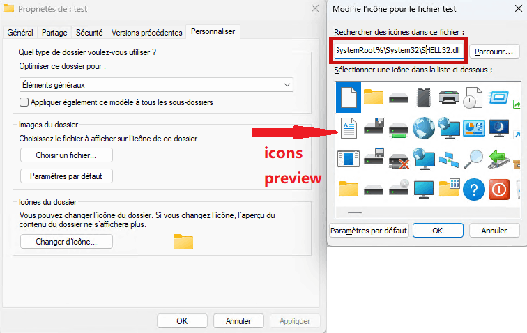 Icones Windows - %SystemRoot%\System32\SHELL32.dll ? BIZARRE - un clic ...