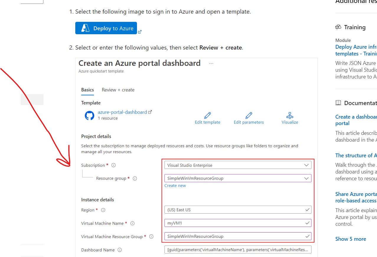 How Can We Create Dashboard Using Arm Template Microsoft Qanda