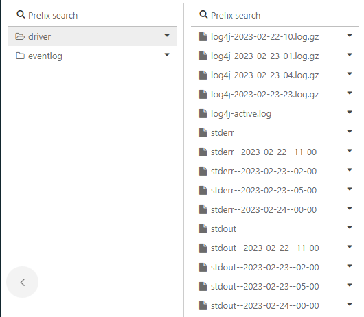 Databricks Cluster Logs, Where can I find table usage information or ...