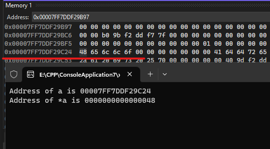 In this program which one is the address of pointer and which one is ...
