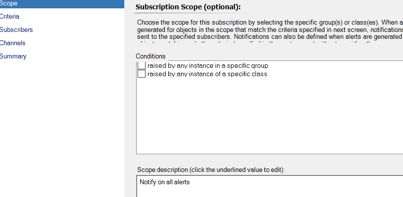 SCOM 2019 - Subscriptions - Microsoft Q&A