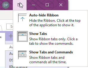 Symbolleiste dauerhaft einblenden (OneNote für Windows 10) - Microsoft Q&A
