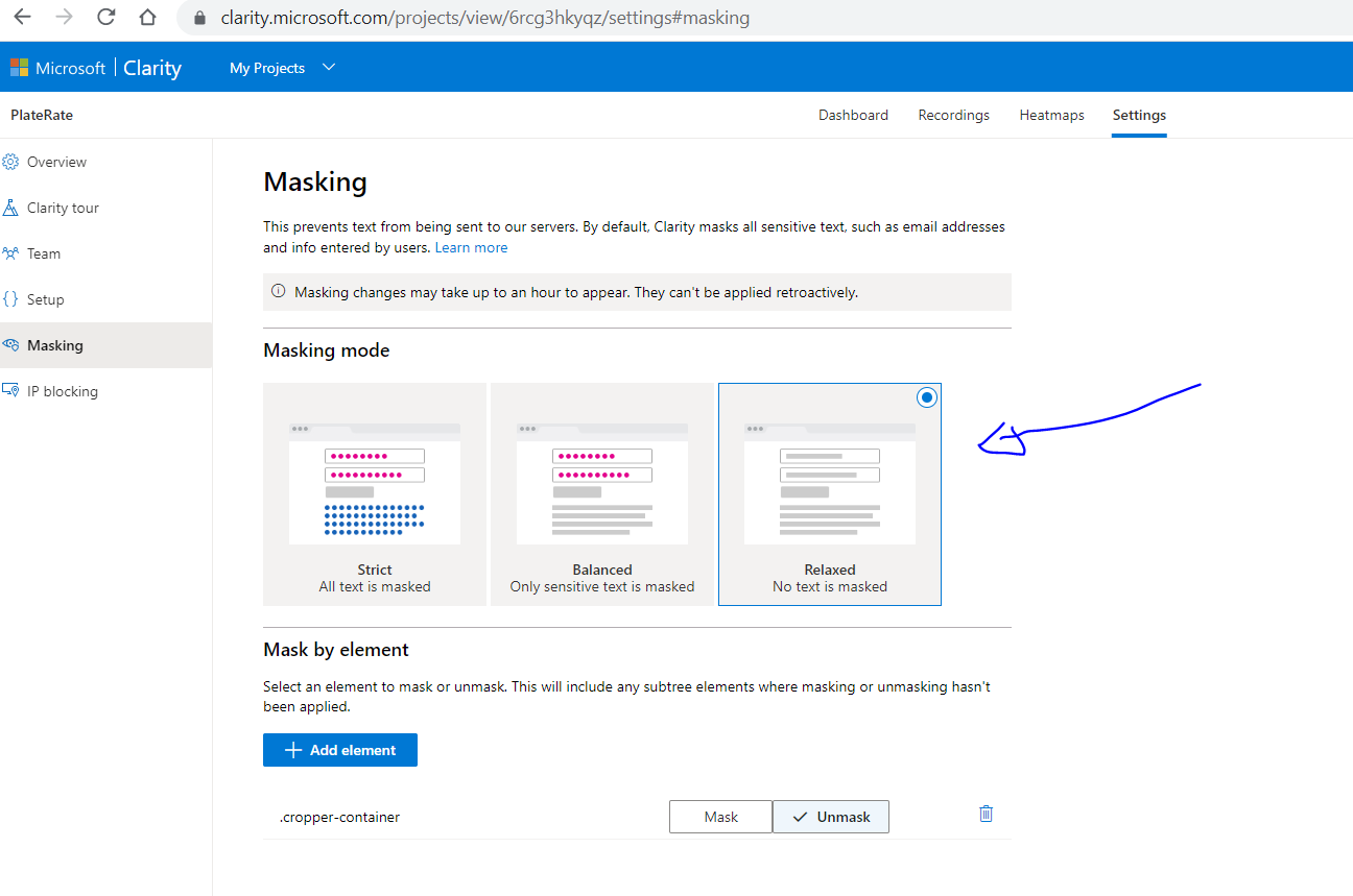 Clarity Masking Video - Microsoft Q&A