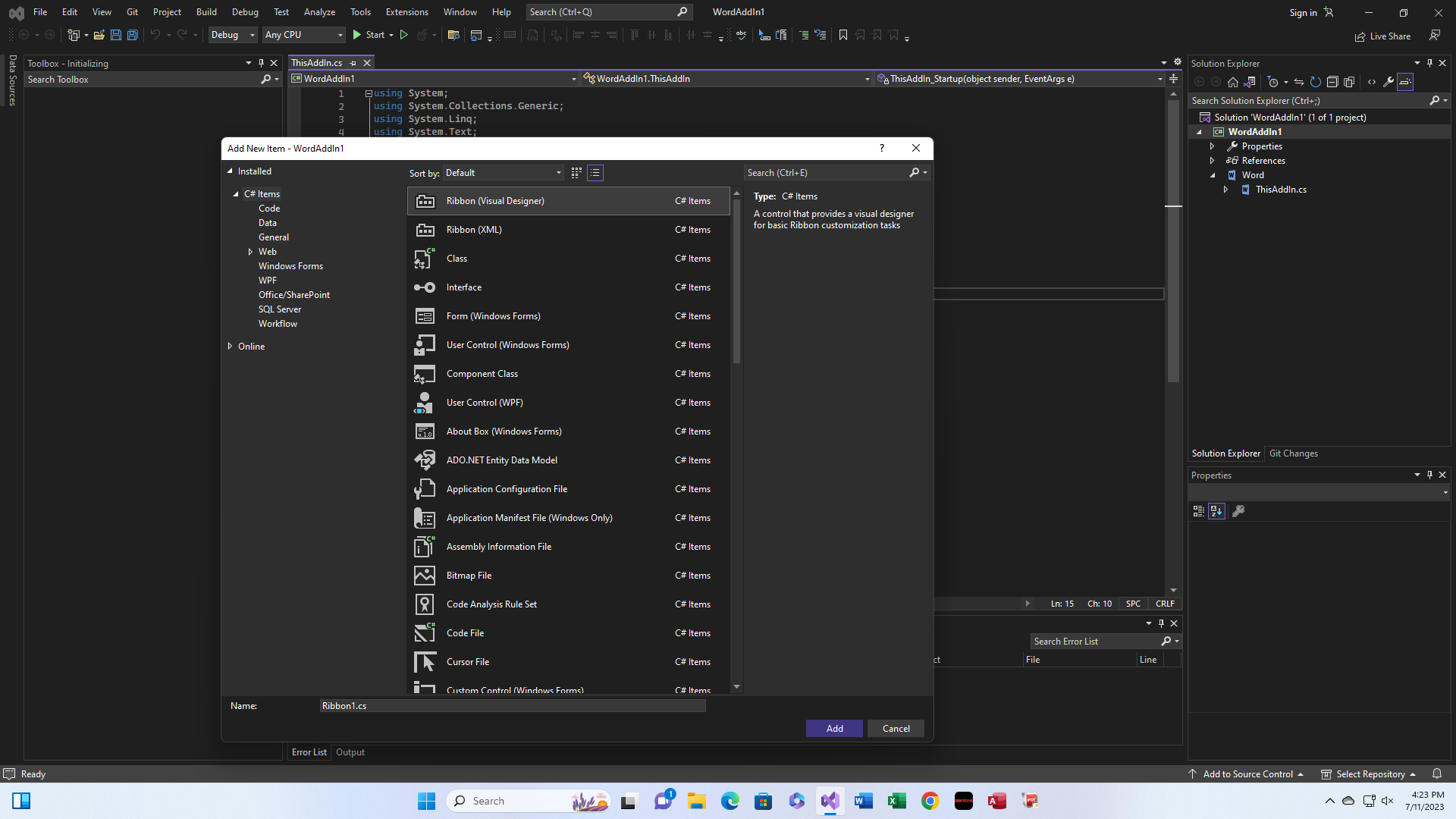 Using Actions Pane Control In Word Add In Microsoft Qanda