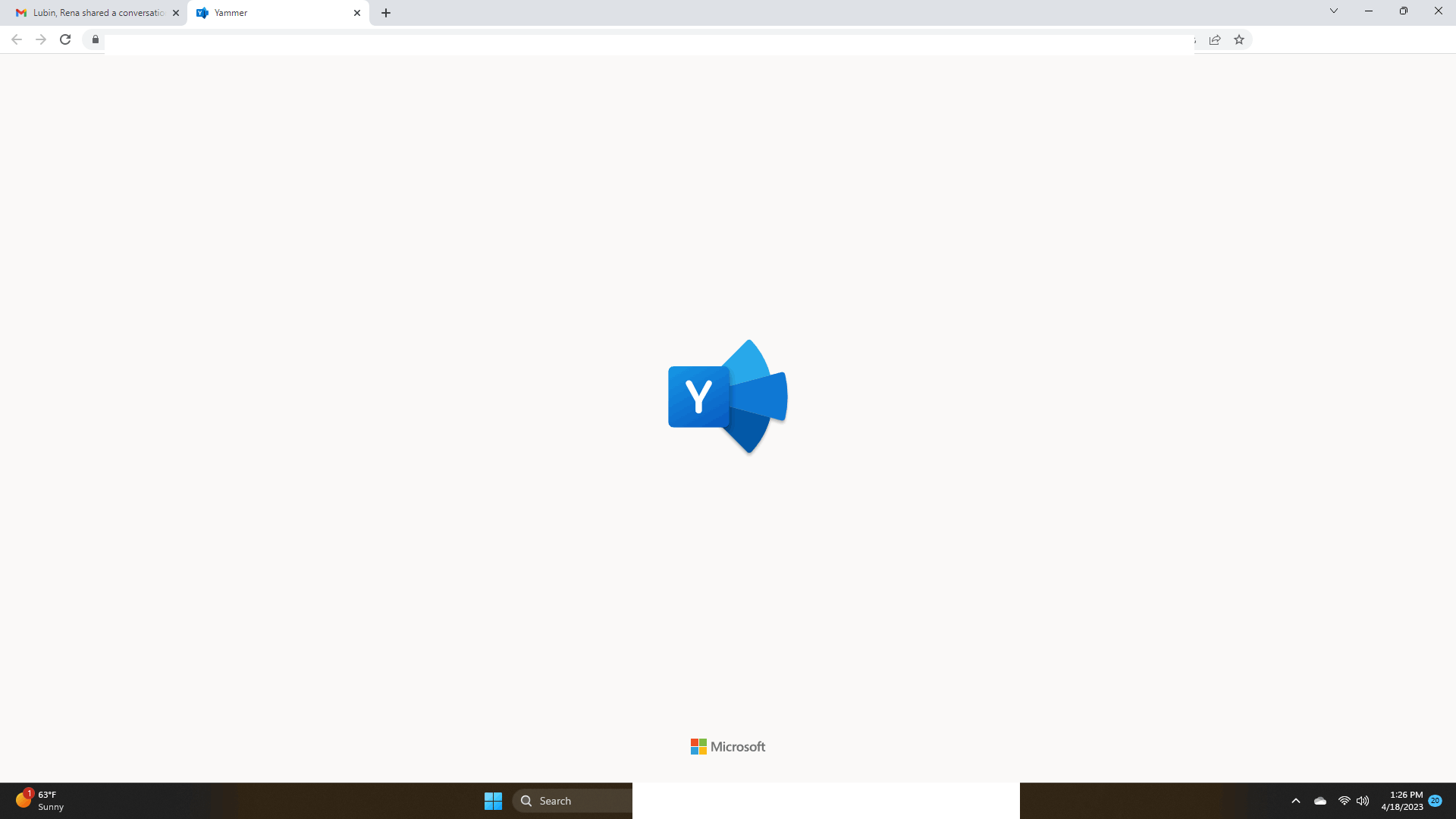 Why am I getting a blank Yammer Page when I click on View Conversation ...