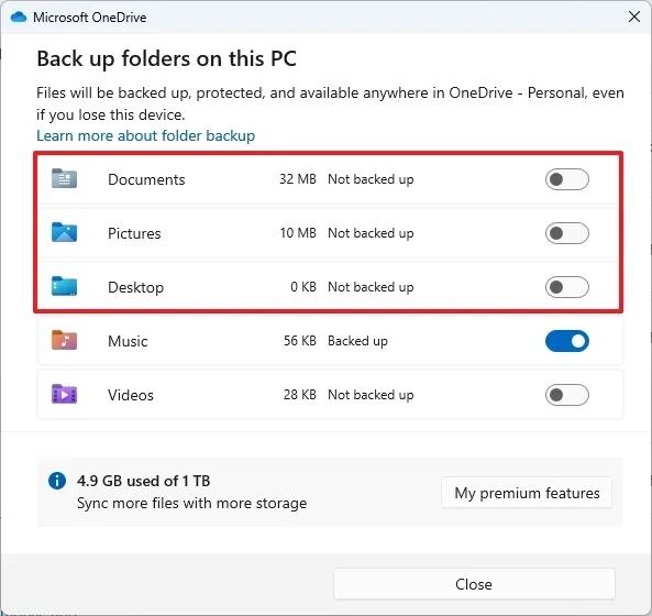 My files are already in sync with Onedrive; why does it keep asking for backup? - Microsoft Q&A