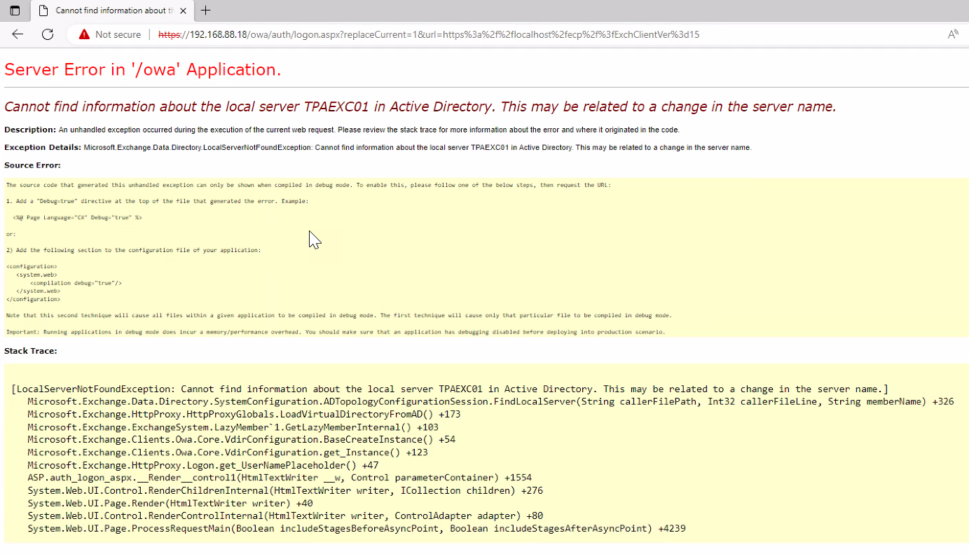 Exchange 2019 services which are not starting - Microsoft Q&A