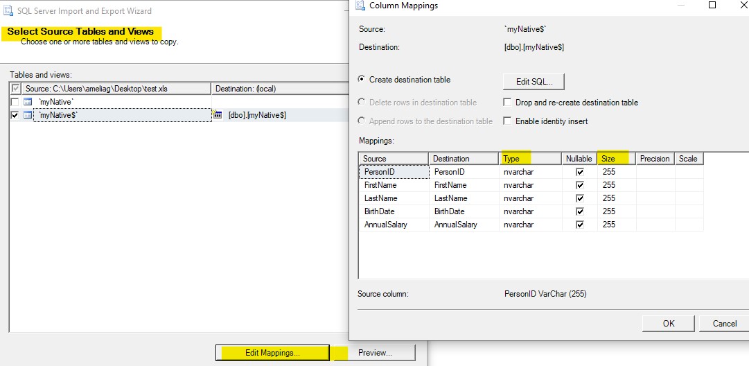 Sql Import Error Microsoft Qanda