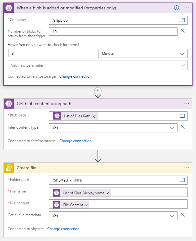 Azure Logic App Upload Files To Sftp From Blob Storage Microsoft Qanda 8867