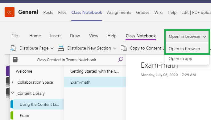 Prevent students from deleting class notebook sections - Microsoft Q&A