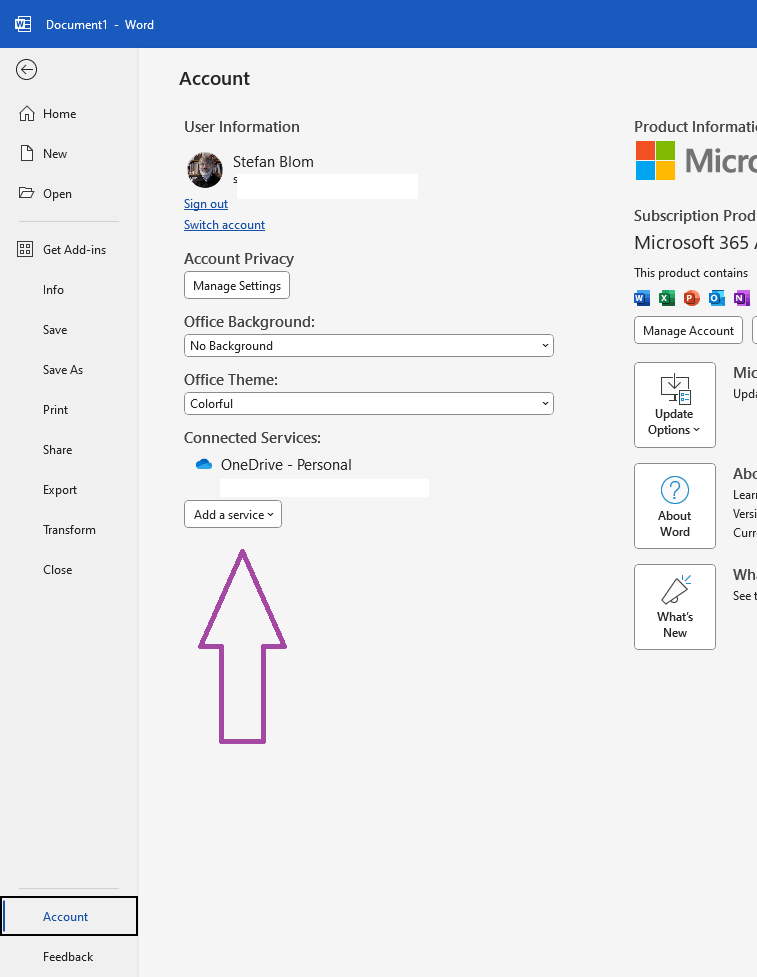 Cannot sign in to Onedrive in Word and Excel - Microsoft Q&A