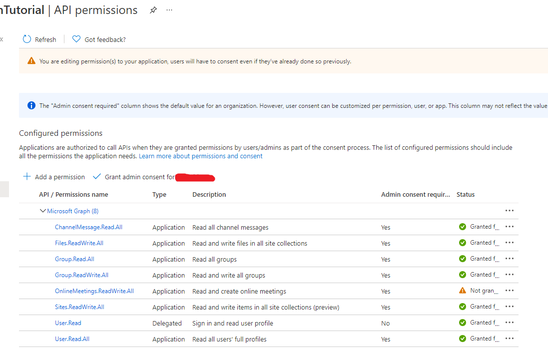 Invalidgrant The User Or Administrator Has Not Consented To Use The Application With Id