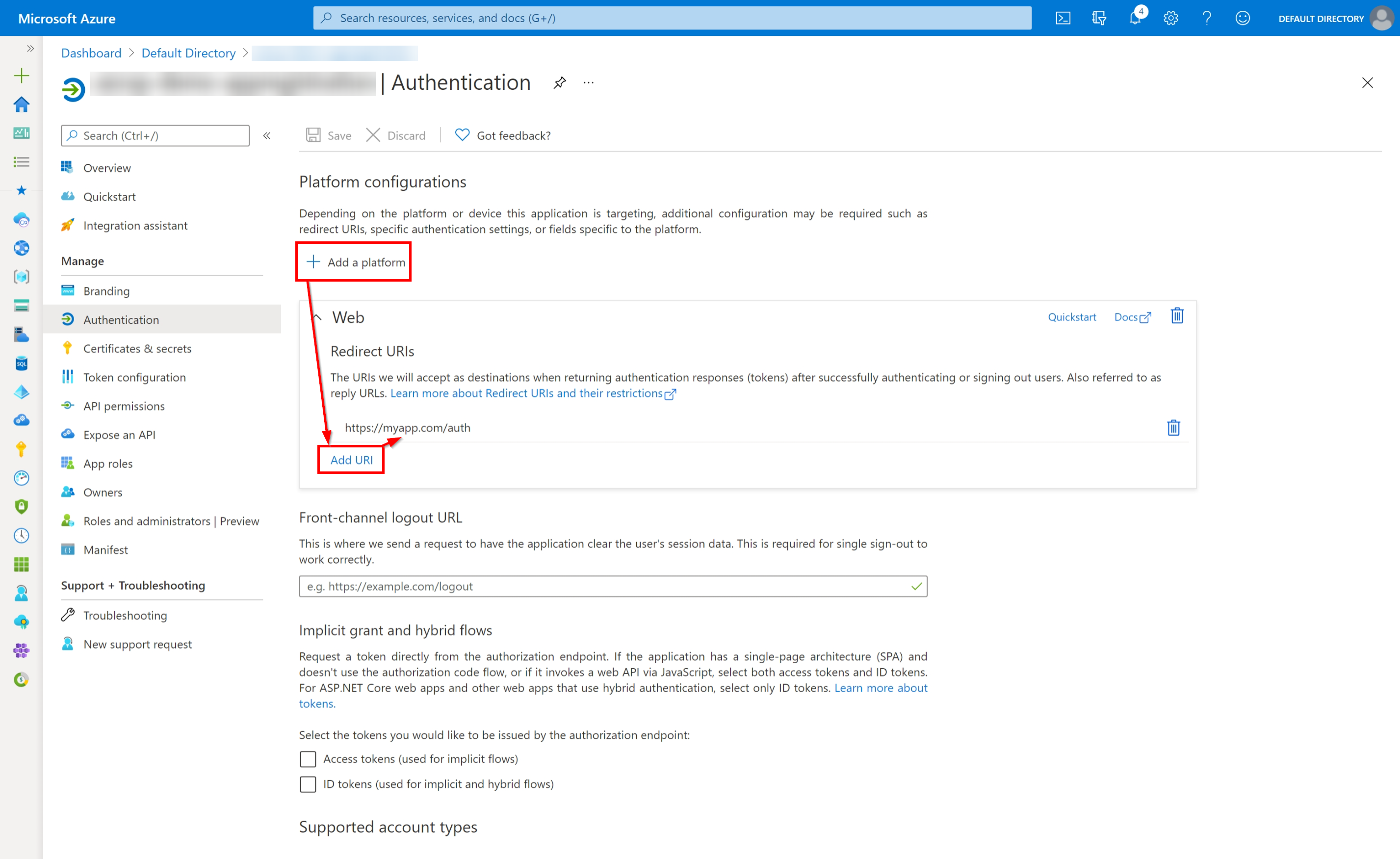 Have i a problem with Add your app to the Allowed External Redirect URLs, Msa Account ...