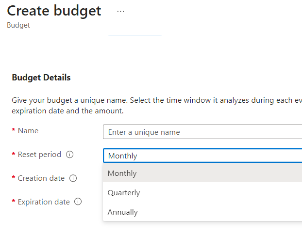 Is it possible to set a daily cost limit on my Azure Portal? - Microsoft Q&A