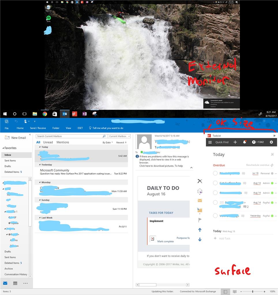 New Surface Pro 2017 application scaling issues on Windows 10 version ...