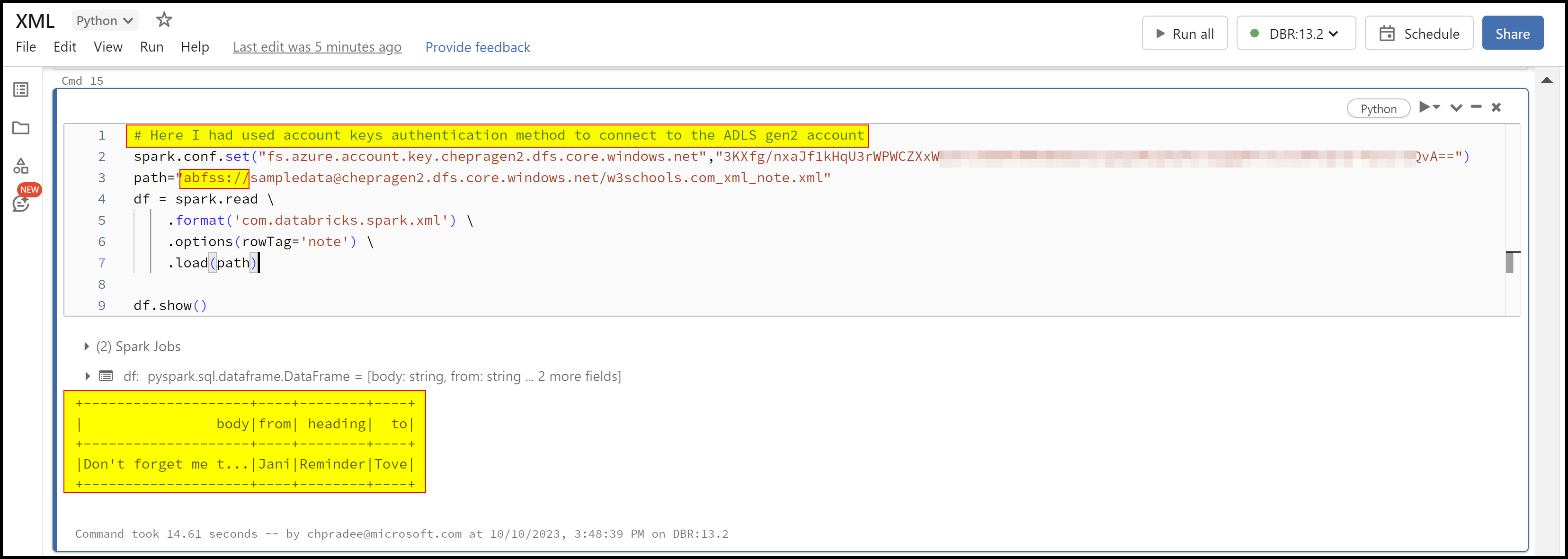 Unable To Access Container Name In Account Storage Account Nameblob