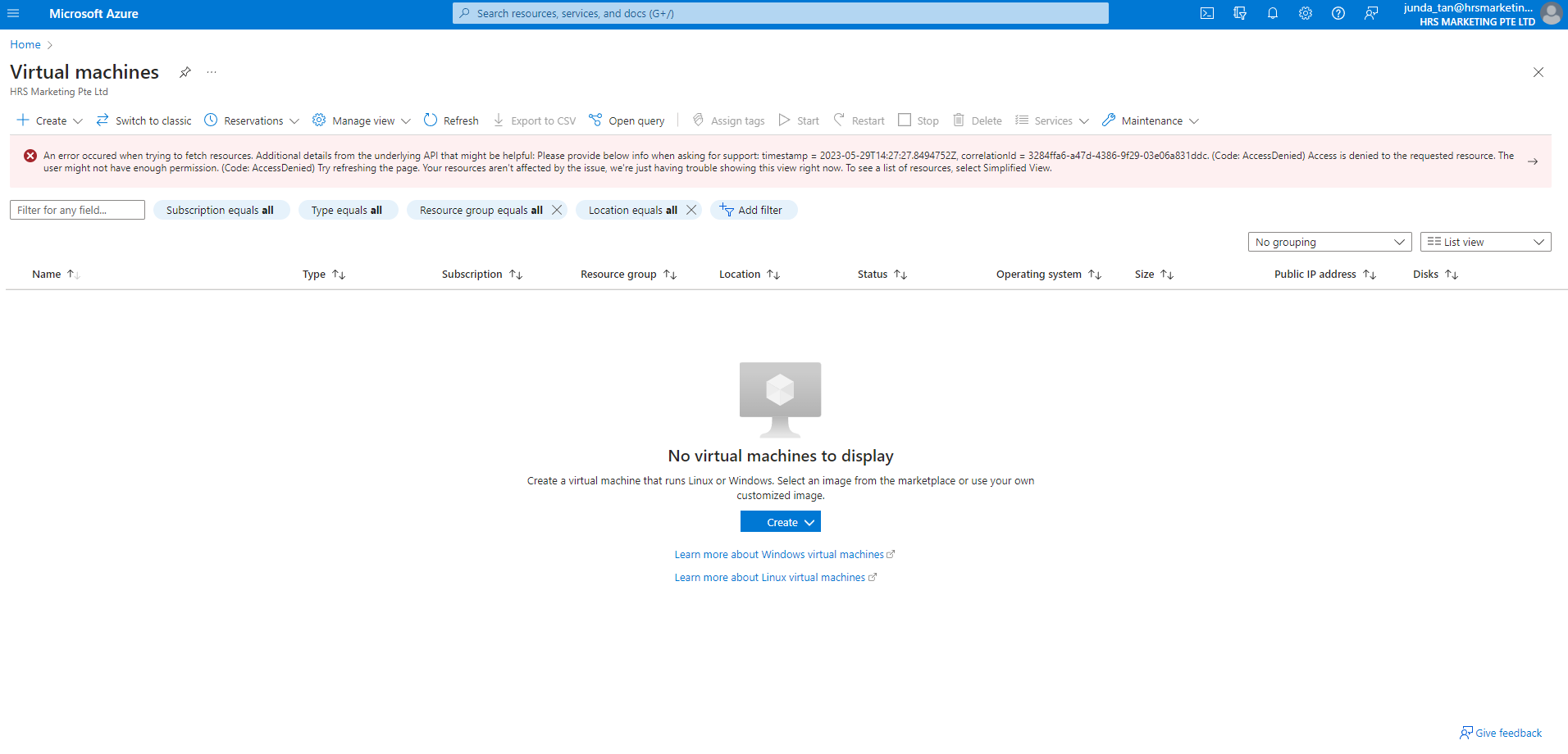 MY AZURE ACCOUNT LINKED WRONG TO ANOTHER ACCOUNT - Microsoft Q&A