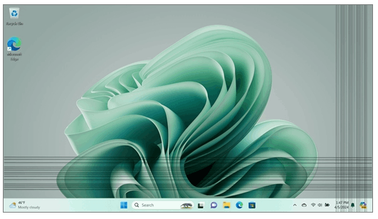 Horizontal Lines on a Computer Screen - Microsoft Q&A