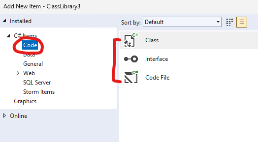 Template for "Class" file replaced by "Class for U-SQL"? - Microsoft Q&A