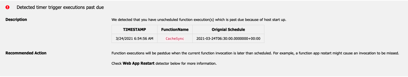 Azure function time trigger ran late - Microsoft Q&A Azure function time trigger ran late - Microsoft Q&A