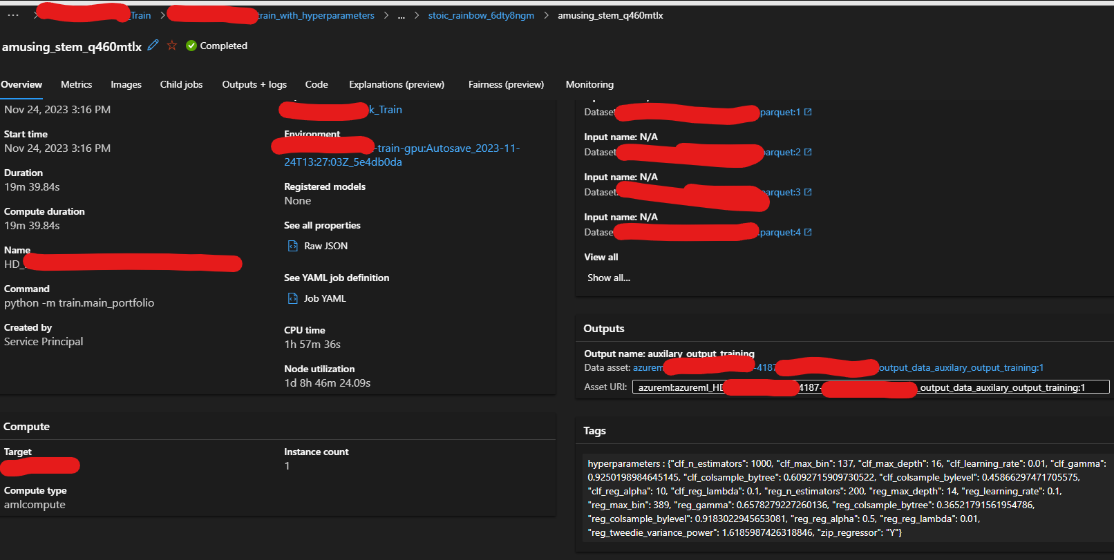 Streamerror Sharing Inputs Form Sweep Job To Command Job Azureml Sdkv2 Microsoft Qanda 